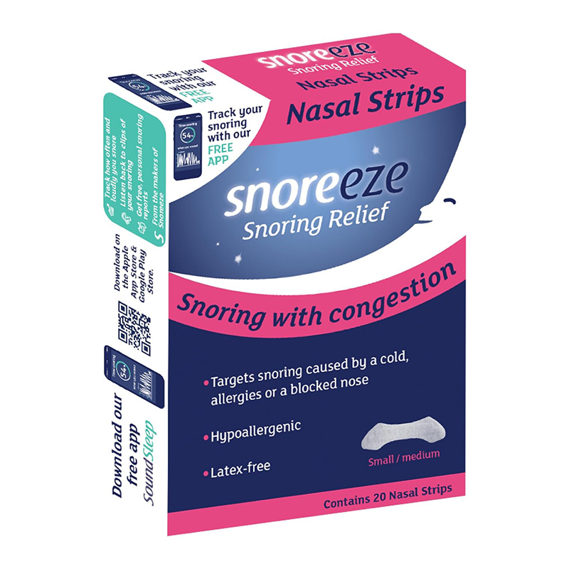 Snoreeze Small/Medium Nasal Strips (Pack of 20) | Health and Care