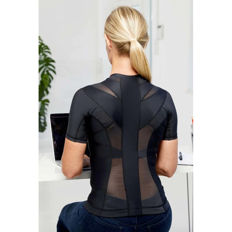 Active Posture Women's Posture Shirt (Black) | Health and Care