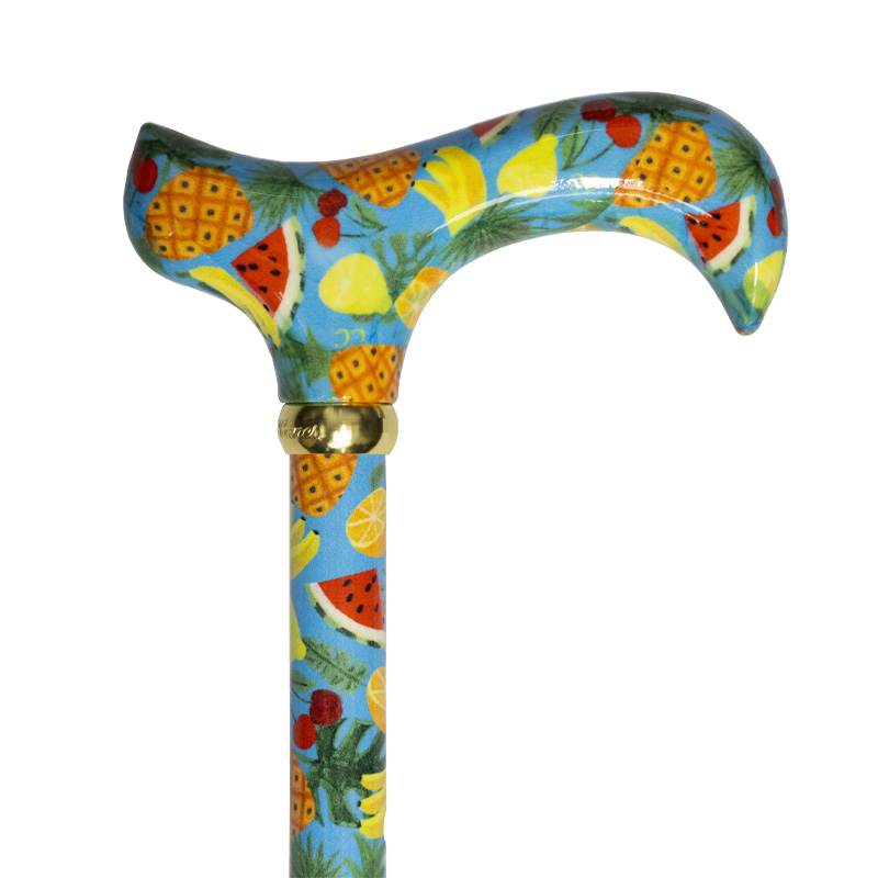 Adjustable Aluminium Derby Cane (Fruit Salad) | Health and Care