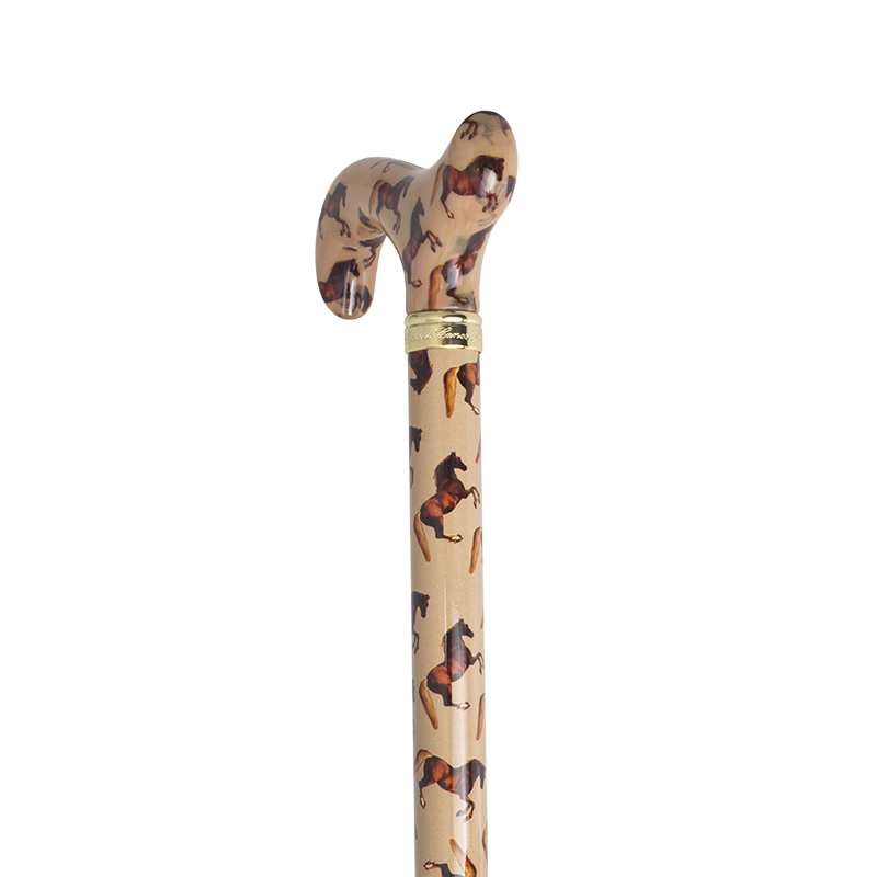 Adjustable Folding National Gallery Whistlejacket Derby Handle Walking ...