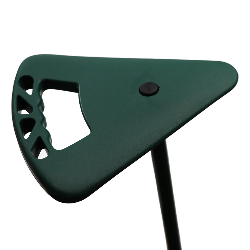 Adjustable Green Mono Flipstick Seat Walking Stick | Health and Care