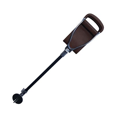 Shooting Stick with XL Tan Leather Seat | Health and Care