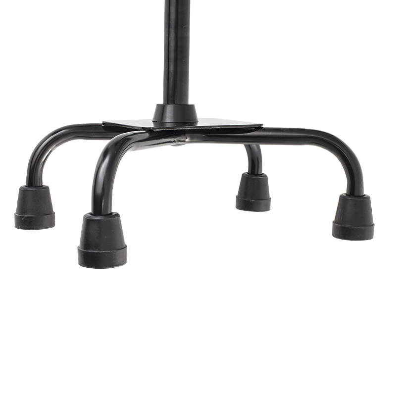 Adjustable Swan-Neck Orthopaedic Quad Cane | Health and Care