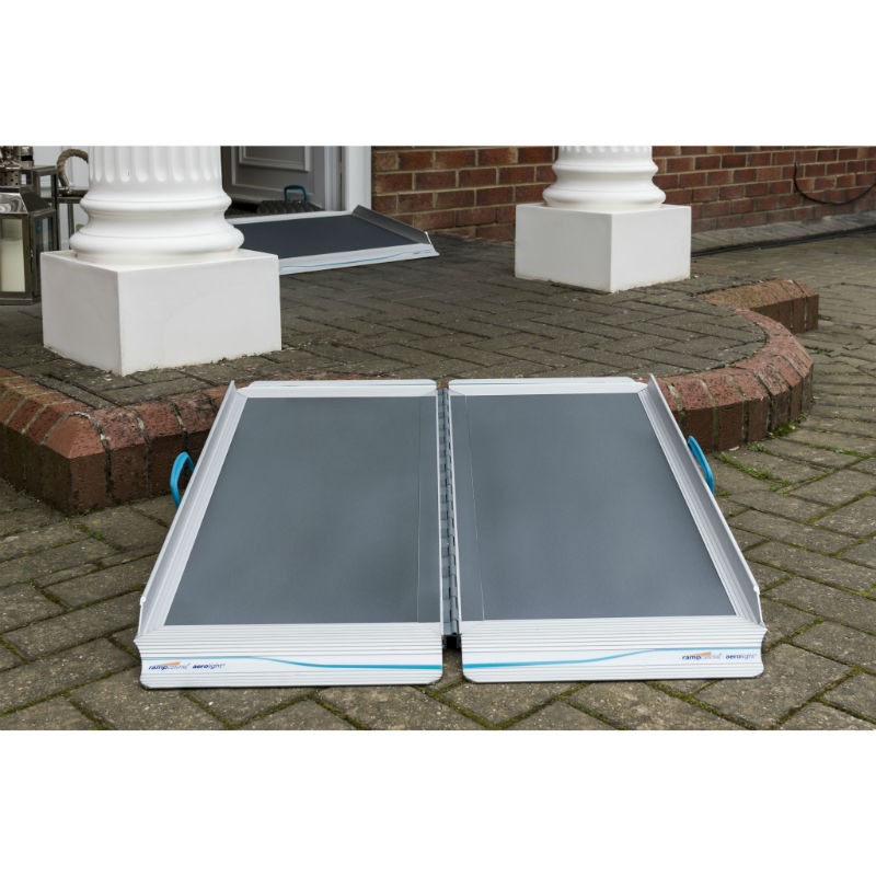 Aerolight-Xtra Premium Folding Suitcase Wheelchair Ramp | Health and Care
