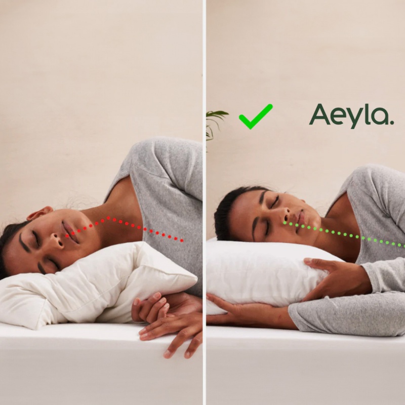Aeyla 2-in-1 Dual Pillow for Neck Support | Health and Care