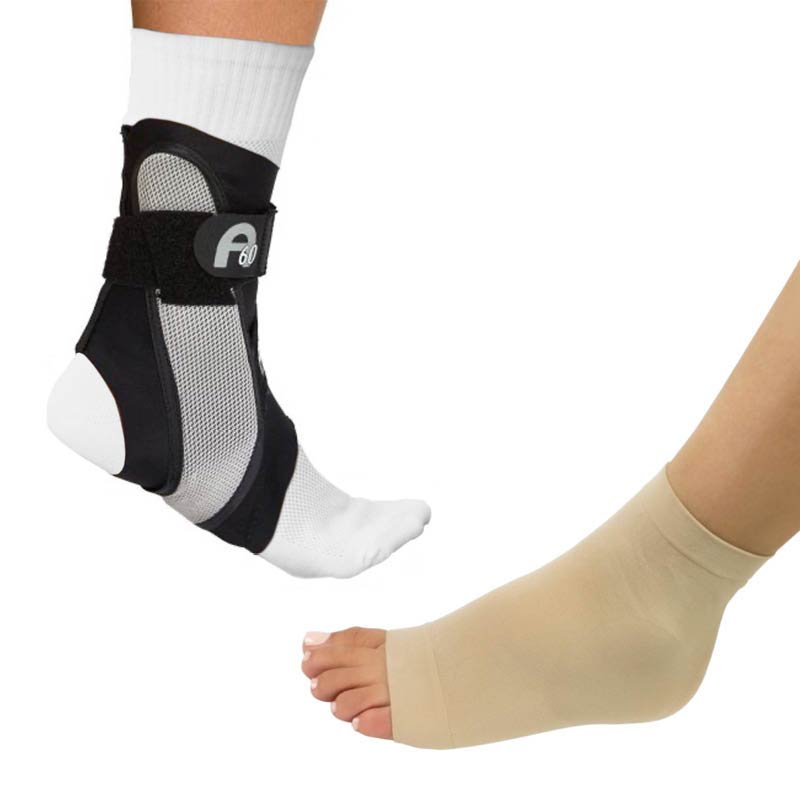 Aircast A60 Ankle Brace & Silipos Sleeve | Health and Care