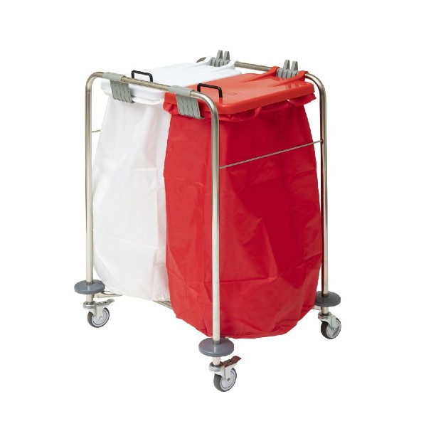 Alerta Double-Bag Laundry Trolley | Health and Care