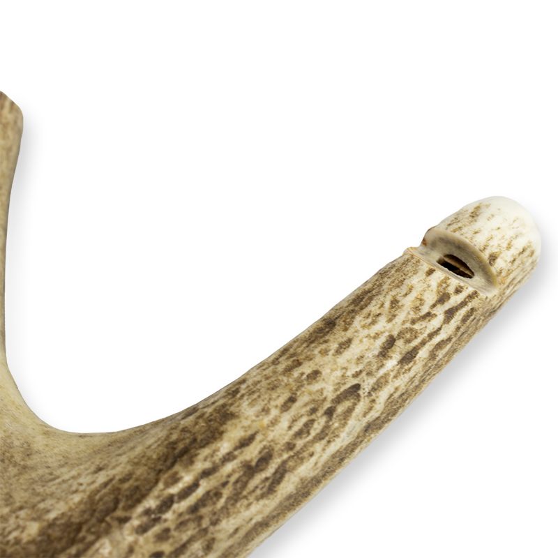 Antler Thumbstick Handle Walking Stick with Whistle | Health and Care