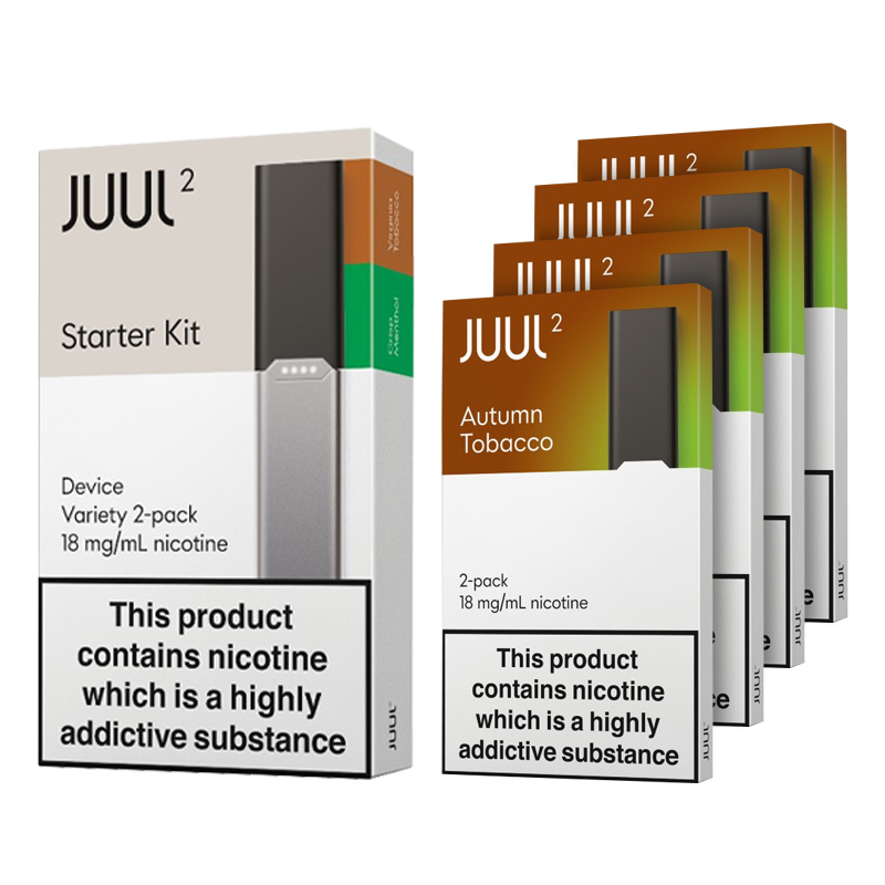 JUUL2 Starter Kit with Autumn Tobacco Pods | Health and Care