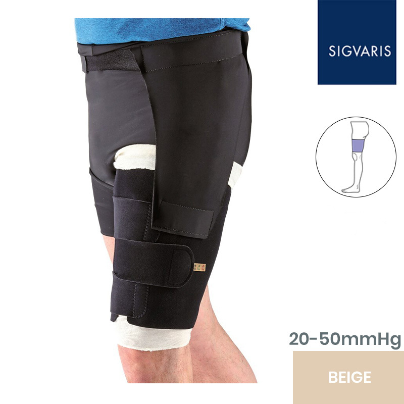 Sigvaris Compreflex Unisex Beige Thigh Sleeve | Health and Care