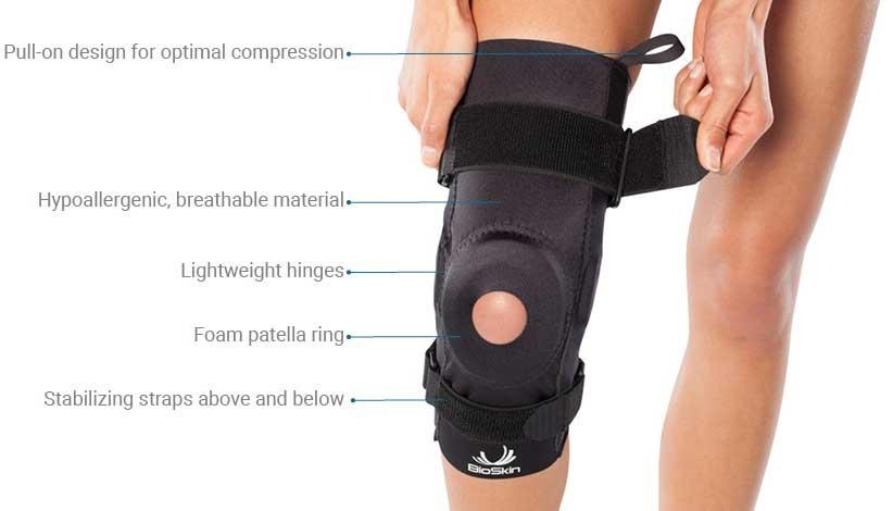 BioSkin Hinged Knee Support | Health and Care