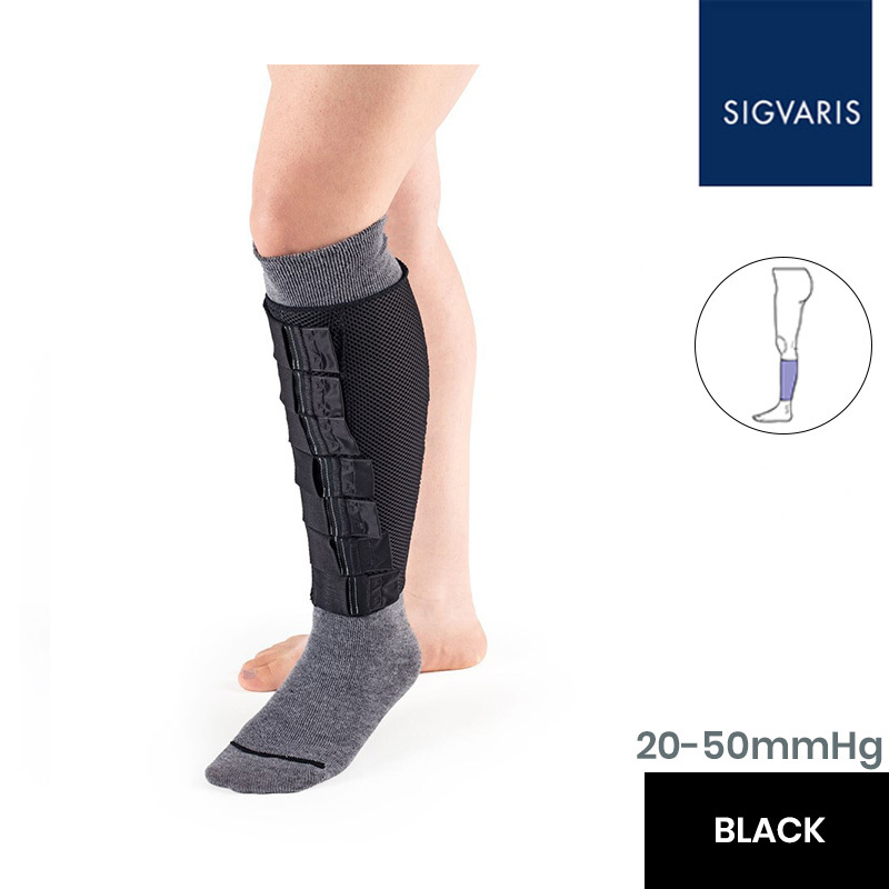 Sigvaris Black Calf Compression Sleeve | Health and Care