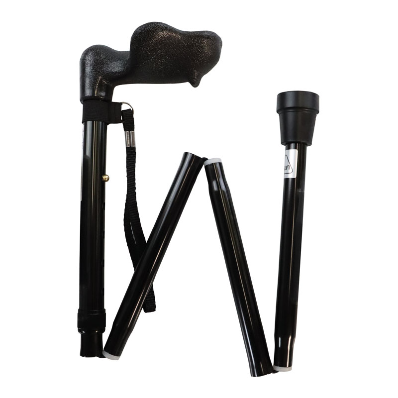 Homecraft Folding Contoured Grip Walking Stick | Health and Care