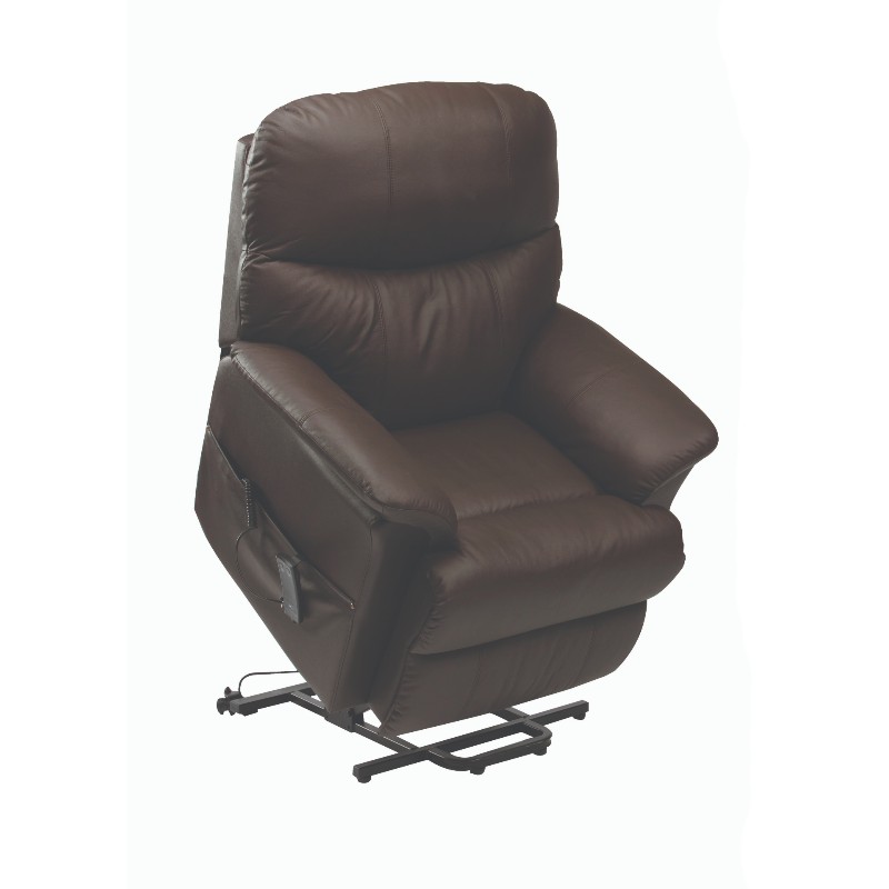 Lars Black Single Motor Riser Recliner | Health and Care