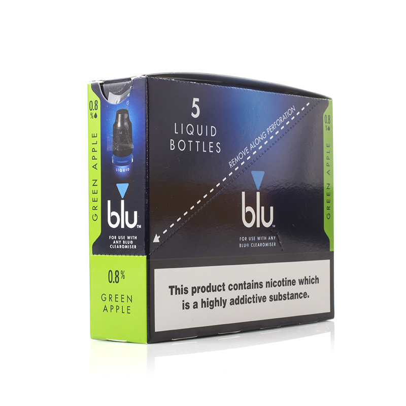 Blu Pro Green Apple E-Liquid (Pack of Five) | Health and Care