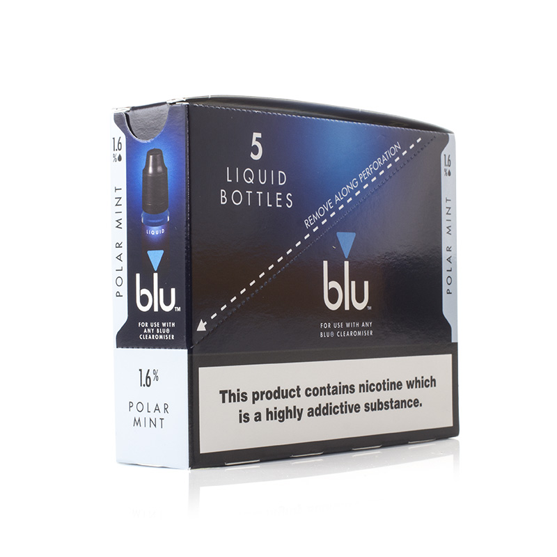 Blu Pro Polar Mint E-Liquid (Pack of Five) | Health and Care