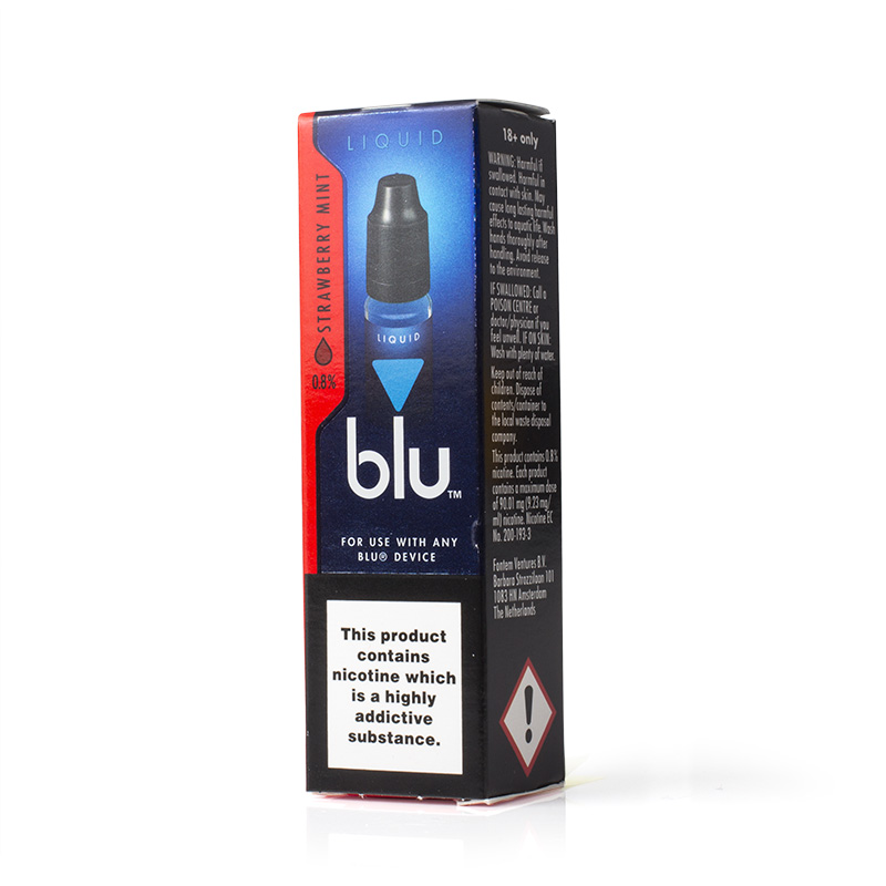 Blu Pro Strawberry Mint E-Liquid (Pack of Ten) | Health and Care
