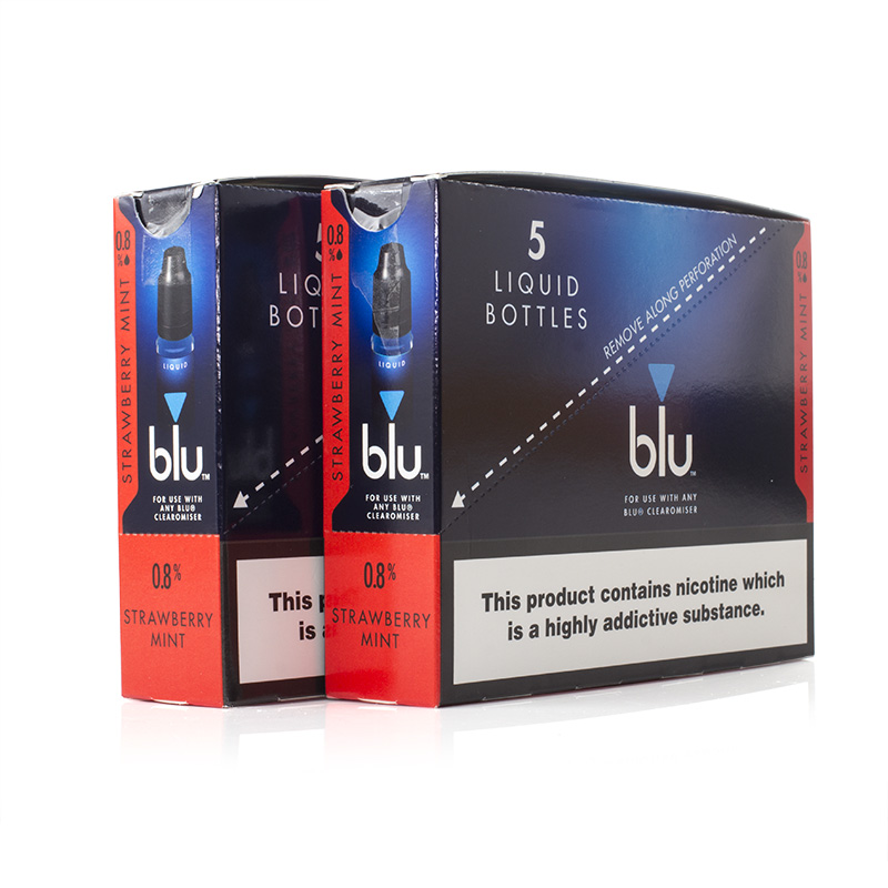Blu Pro Strawberry Mint E-Liquid (Pack of Ten) | Health and Care