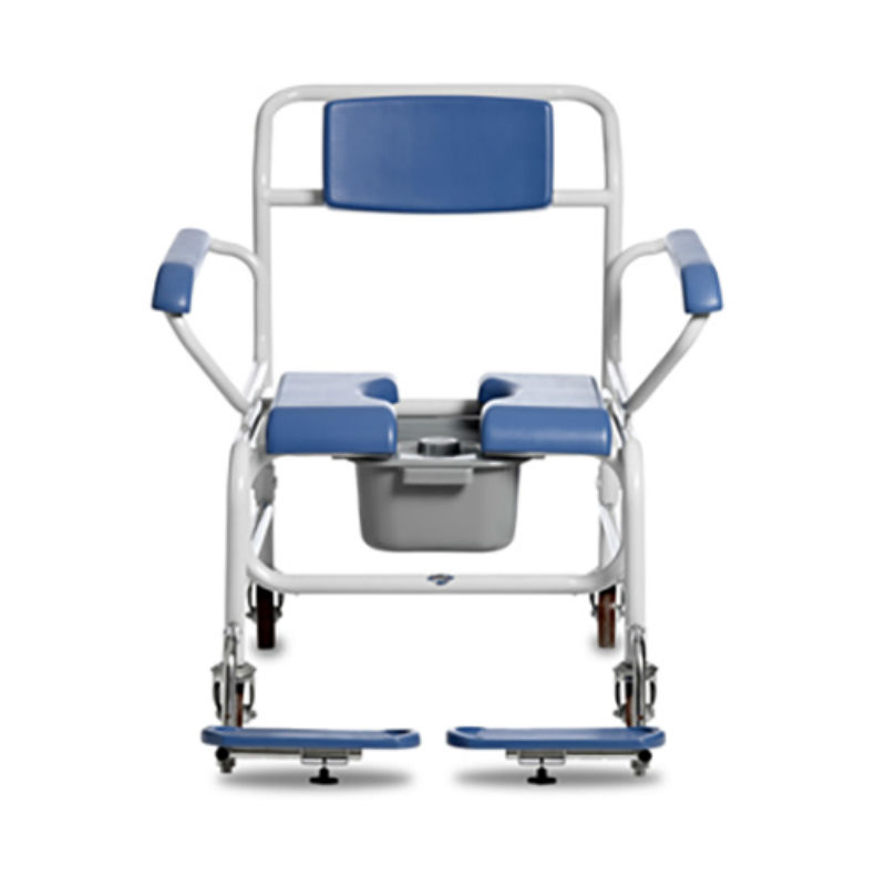Bristol Maid Bariatric Mobile Commode Chair with Butterfly Armrests ...