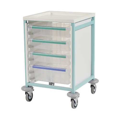 Bristol Maid Low-Level Single-Column Caretray Trolley with Three ...