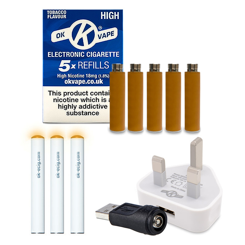 OK Vape E-Cig Deluxe K1 Charging Kit | Health and Care