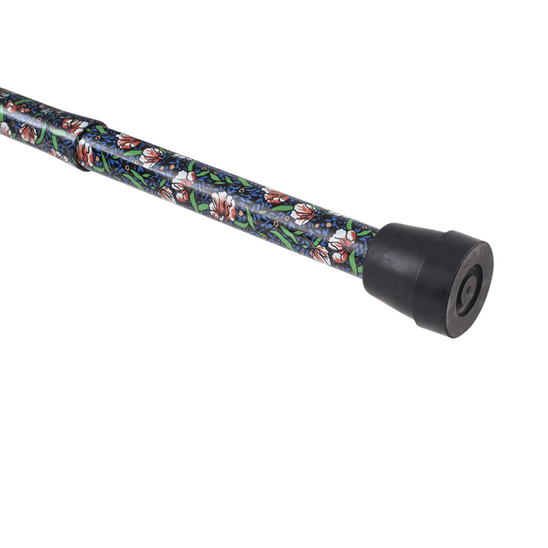 Height-Adjustable Morris-Patterned Mini Folding Derby Walking Stick ...