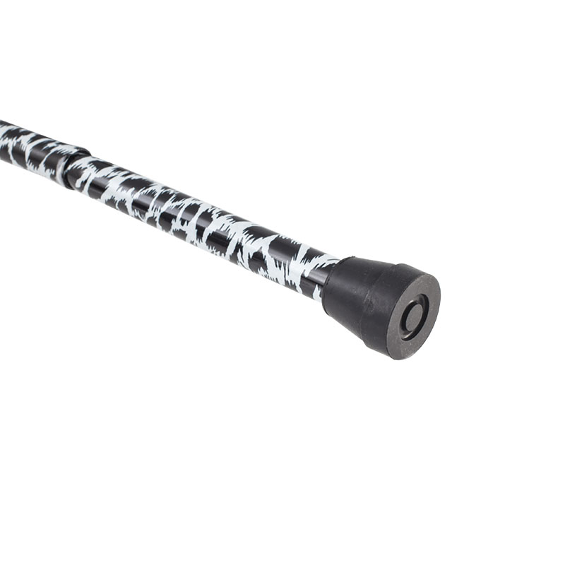 Height-Adjustable Zebra Print Mini Folding Derby Walking Stick | Health ...