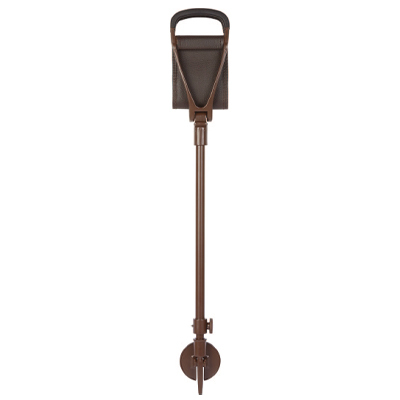 Luxury Brown Leather Shooting Seat Stick | Health and Care