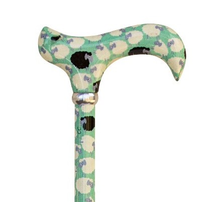 Adjustable Aluminium Derby Cane (Black Sheep) | Health and Care