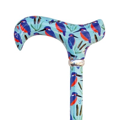Adjustable Aluminium Derby Cane (Kingfishers) | Health and Care