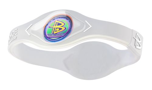 Power Balance Sports Bracelet Hologram Wristband Clear and White ...
