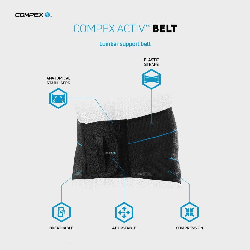 Compex Activ' Compression Back Support | Health and Care