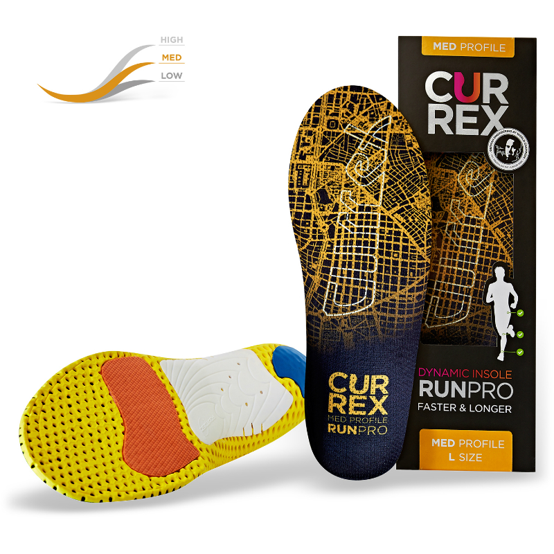 Currex RunPro Medium Arch Running Insoles | Health and Care