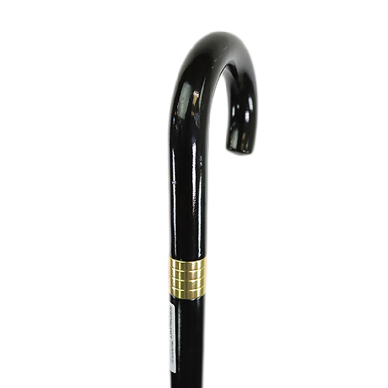 Black Crook Handle Walking Stick | Health and Care