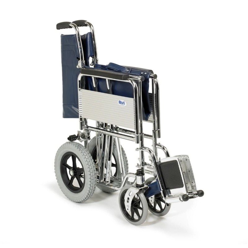 Days Heavy Duty Folding Transit Wheelchair | Health and Care