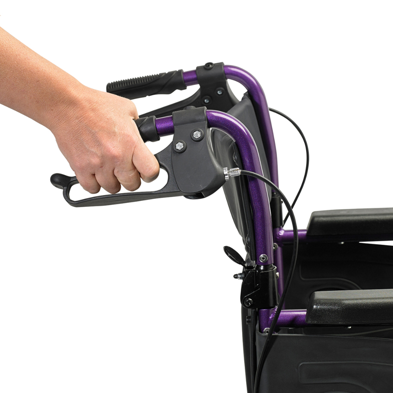 Days Escape Lite Wide Purple Wheelchair | Health and Care