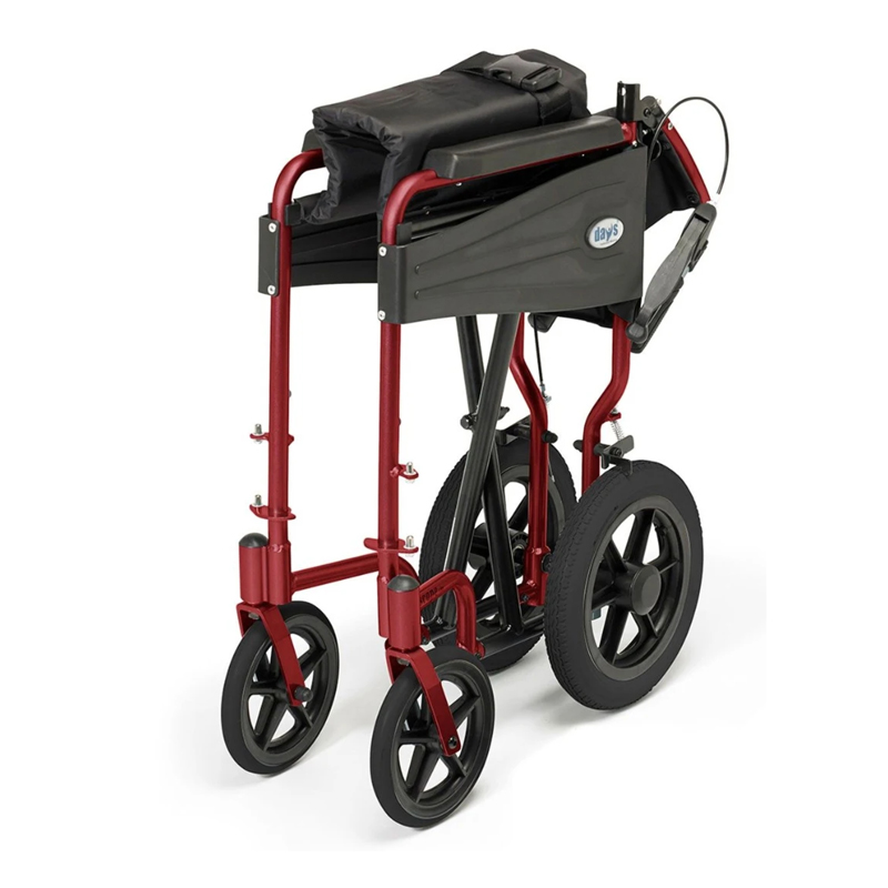 Days Escape Lite Wide Ruby Red Wheelchair | Health and Care