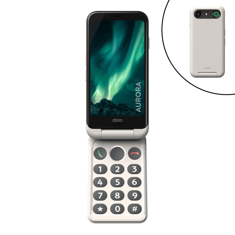 Doro Aurora A20 SOS Mobile Phone (Bone) | Health and Care