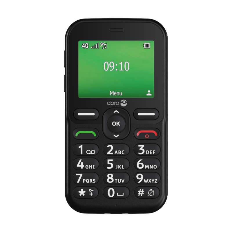 Doro Leva E10 Emergency Mobile Phone Black | Health and Care