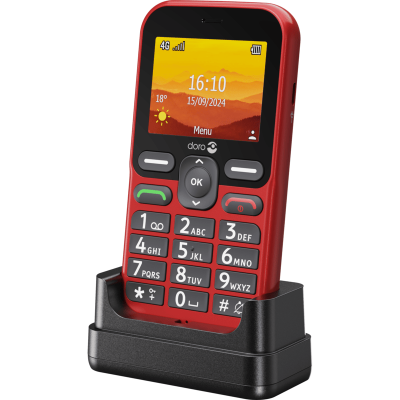 DORO Leva L10 Extra-Loud Mobile Phone RED | Health and Care
