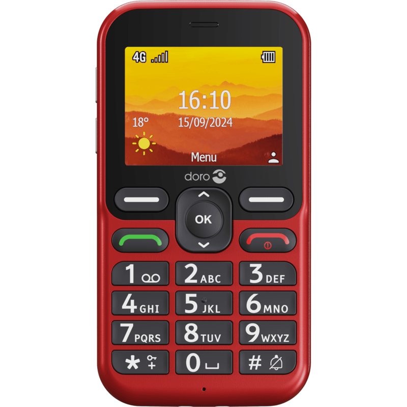 DORO Leva L10 Extra-Loud Mobile Phone RED | Health and Care