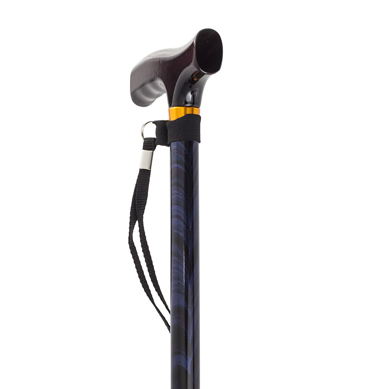 Cyclone Blue T-Handled Cane with Strap | Health and Care