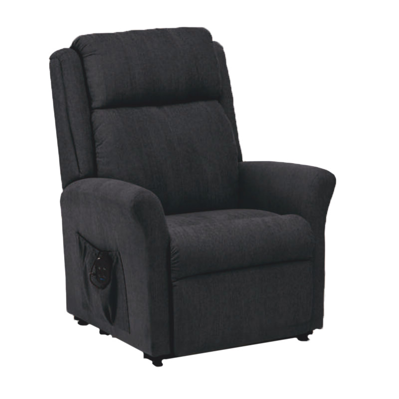Memphis Charcoal Dual Motor Riser Recliner | Health and Care