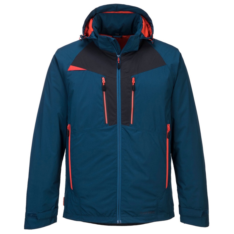 Portwest DX460 DX4 Mens Blue Winter Jacket | Health and Care