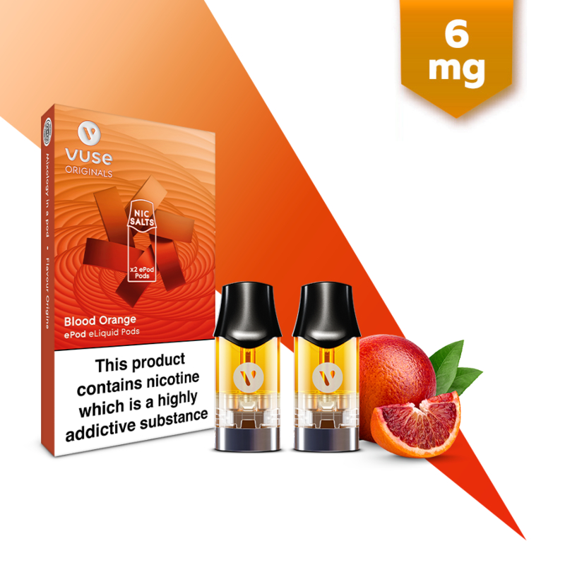 Vuse ePod 2 vPro Blood Orange 6mg | Health and Care