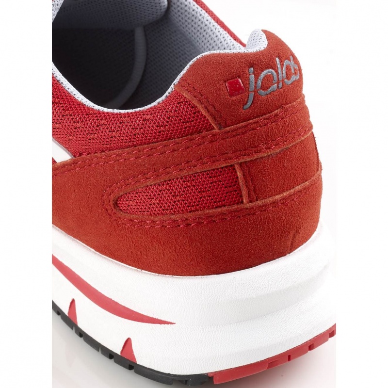 Ejendals Jalas SP0C Anti-Slip Red Work Shoes | Health and Care