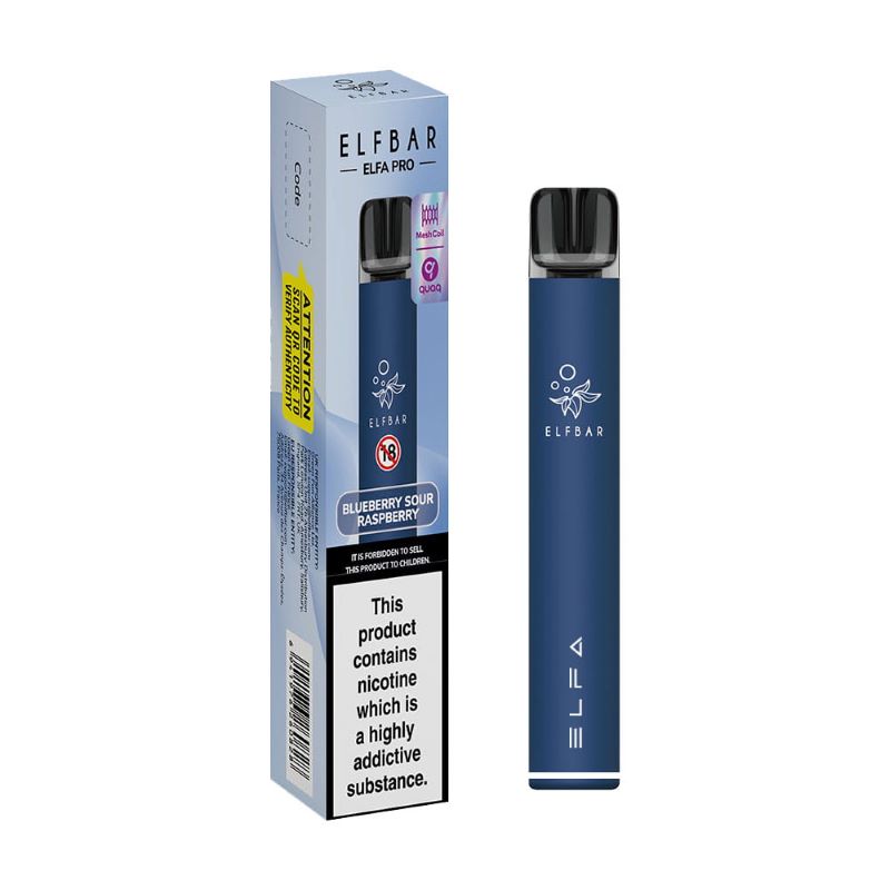 Elf Bar ELFA PRO E-Cig Kit Navy/Blueberry | Health and Care