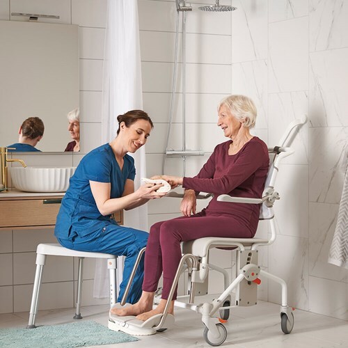Etac Swift Mobil-2 Shower Commode Chair | Health and Care
