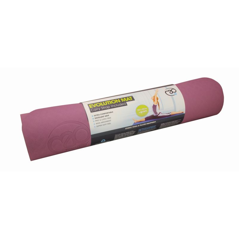Yoga-Mad Evolution Mat with Carry Strap | Health and Care