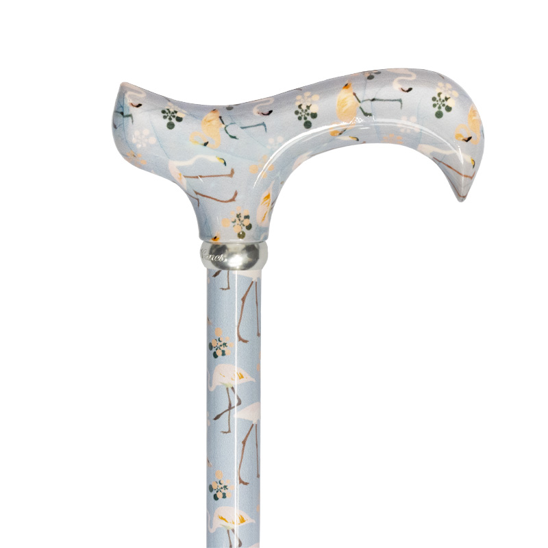 Flamingos Animal Friends Derby Adjustable Walking Stick | Health and Care